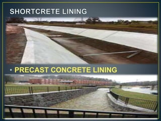 Lined canal ppt | PPTX