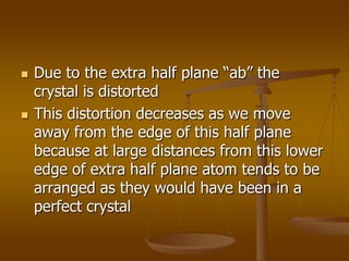 Line defects & planes | PPTX