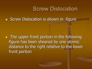 Line defects & planes | PPTX | Chemistry | Science