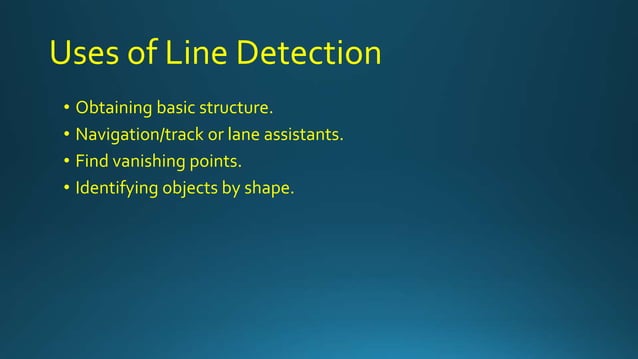 Line Detection Algorithms Pptx Technology And Computing