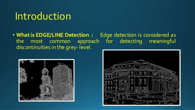 Line detection algorithms