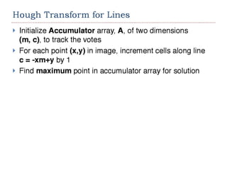Line Detection in Computer Vision (CS) .ppt