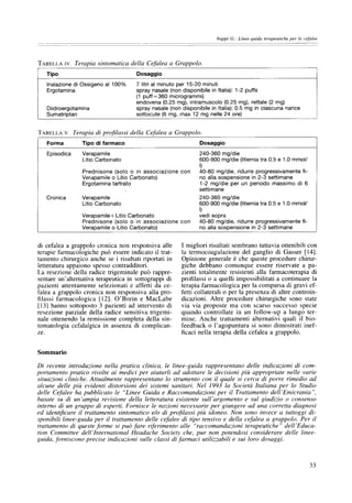Linee guida terapeutiche per le cefalee | PDF