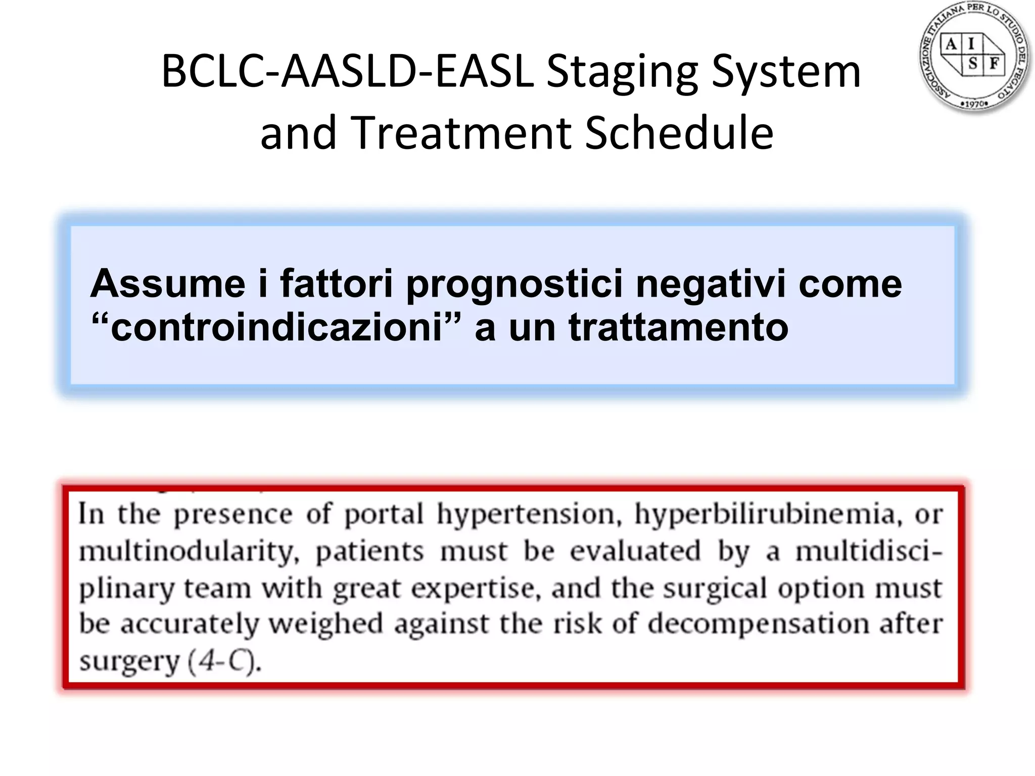 Dalle linee guida dell'epatocarcinoma alla pratica clinica ...