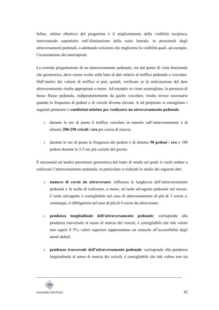 Linee guida attraversamenti_pedonali_2011 | PDF