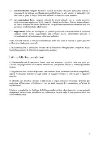 Linee guida friuli bullismo | PDF