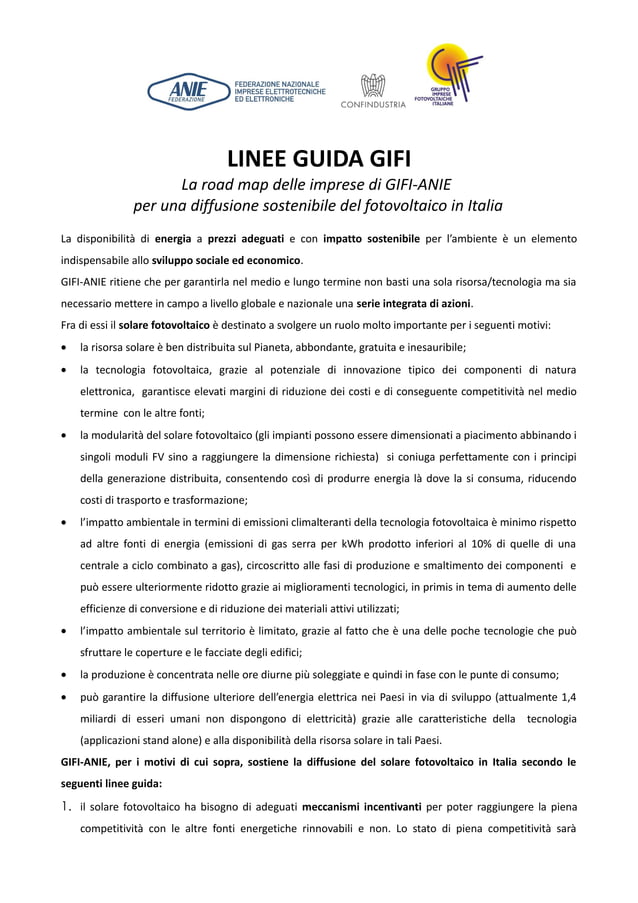 Linee guida GIFI 2011 | PDF