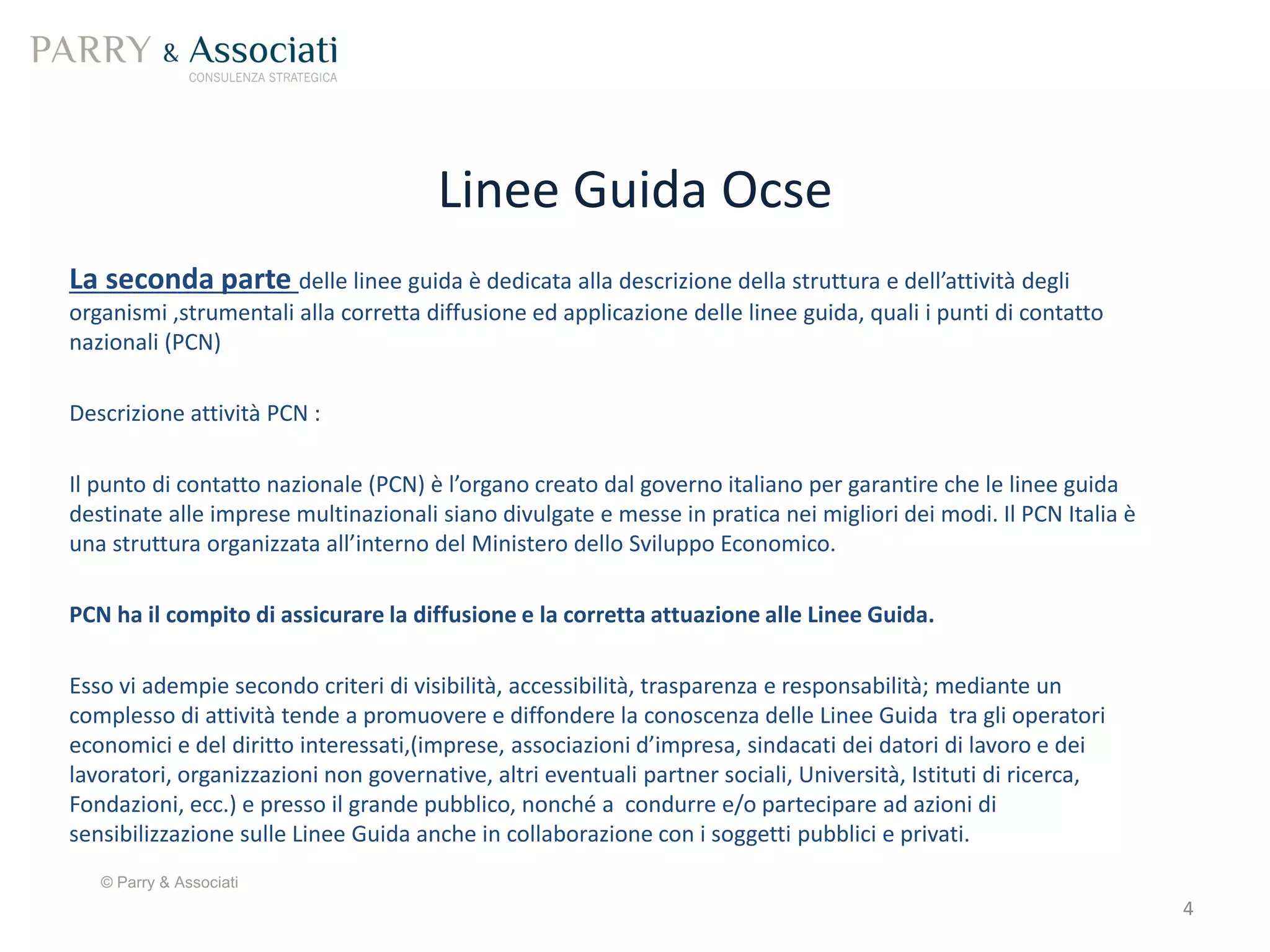 Linee guida ocse | PDF