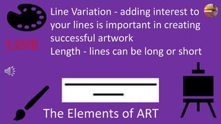 Line Elements of Art | PPTX