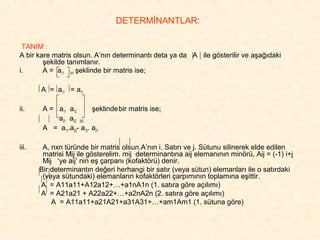 Li̇neer cebi̇r 03 | PPT