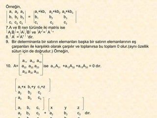 Li̇neer cebi̇r 03 | PPT