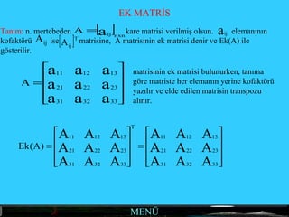 Li̇neer cebi̇r 05 | PPT