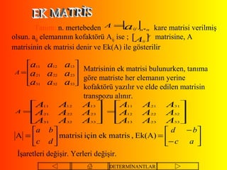 Li̇neer cebi̇r 06 | PPT