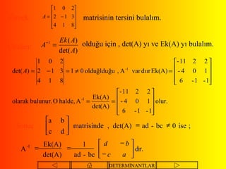Li̇neer cebi̇r 06 | PPT