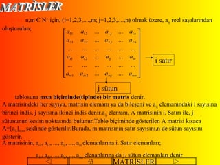 Li̇neer cebi̇r 06 | PPT