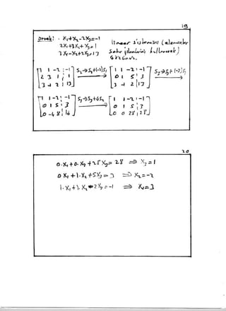 Lineer cebir hafta1 | PDF