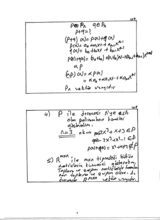 Lineer cebir hafta5 | PDF
