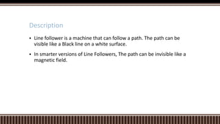 Line follower using Arduino Uno | PPTX | Computer Peripherals | Computing