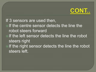 Line follower(theory + coding + videos) | PPTX
