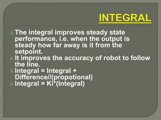 Line follower(theory + coding + videos) | PPTX