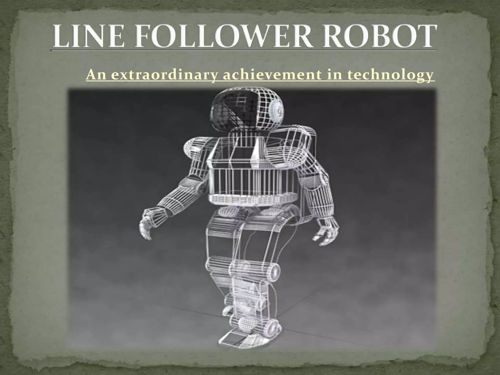 Line follower robot | PPTX