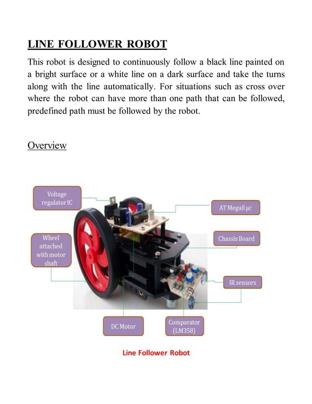 Line follower robot | DOCX | Computer Peripherals | Computing