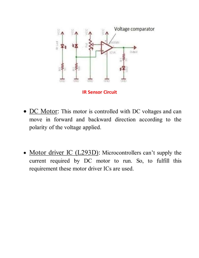 Line follower robot | DOCX | Computer Peripherals | Computing