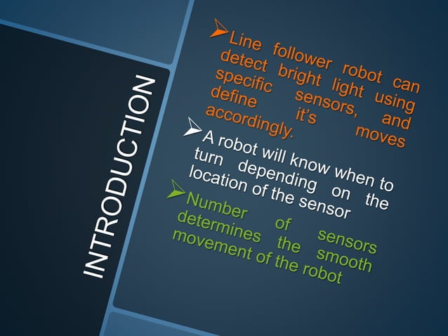 Line follower robot | PPT