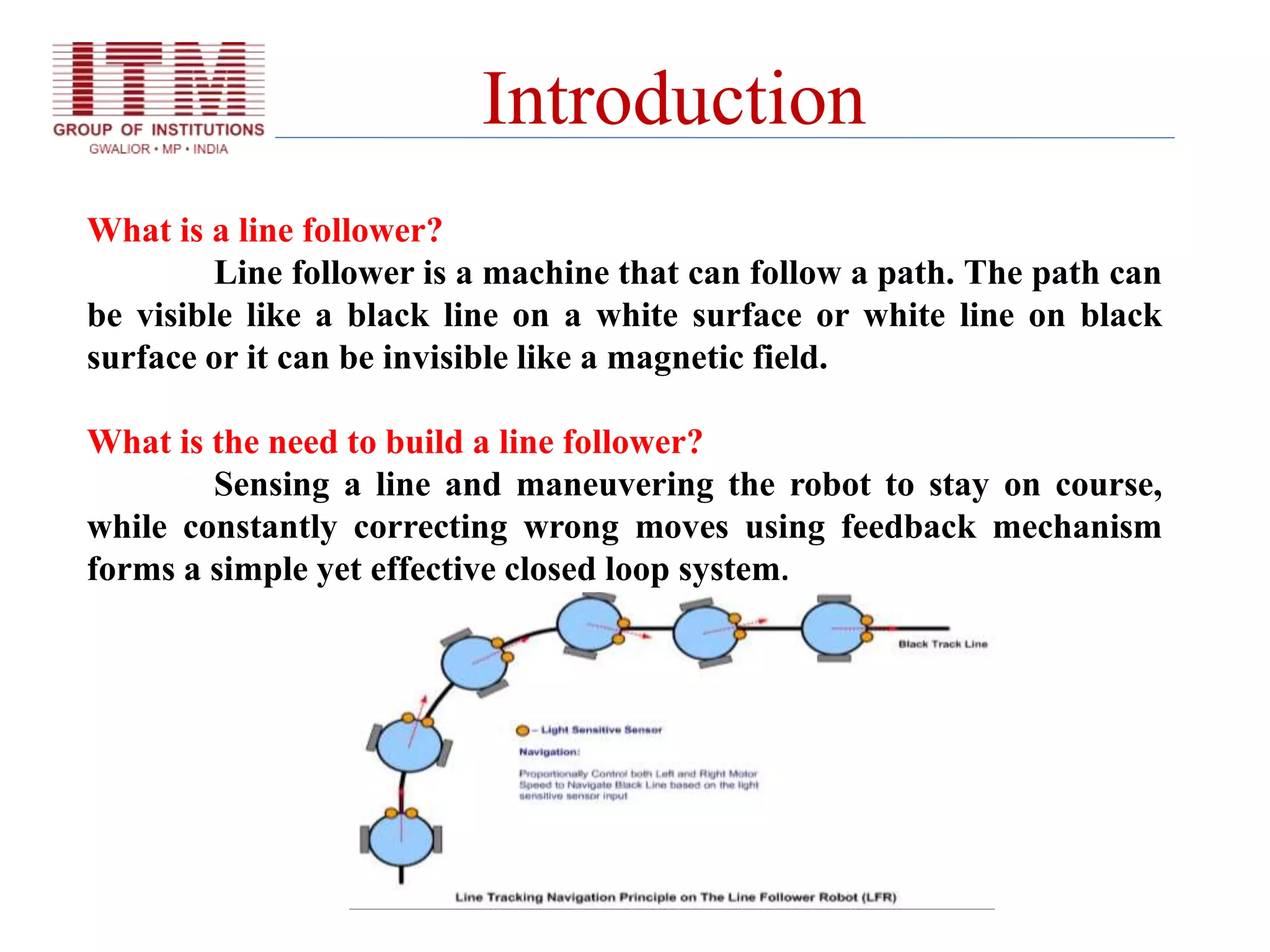 Line follower robot | PPTX