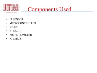 Line follower robot | PPTX