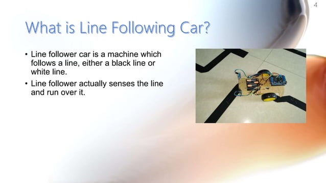 Arduino Line following Car | PPTX | Robotics | Technology & Computing