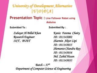 Line Following Robot | PPTX