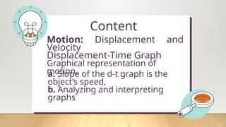 LINE GRAPH_ DistanceTime and Displacement Time Graph.pptx