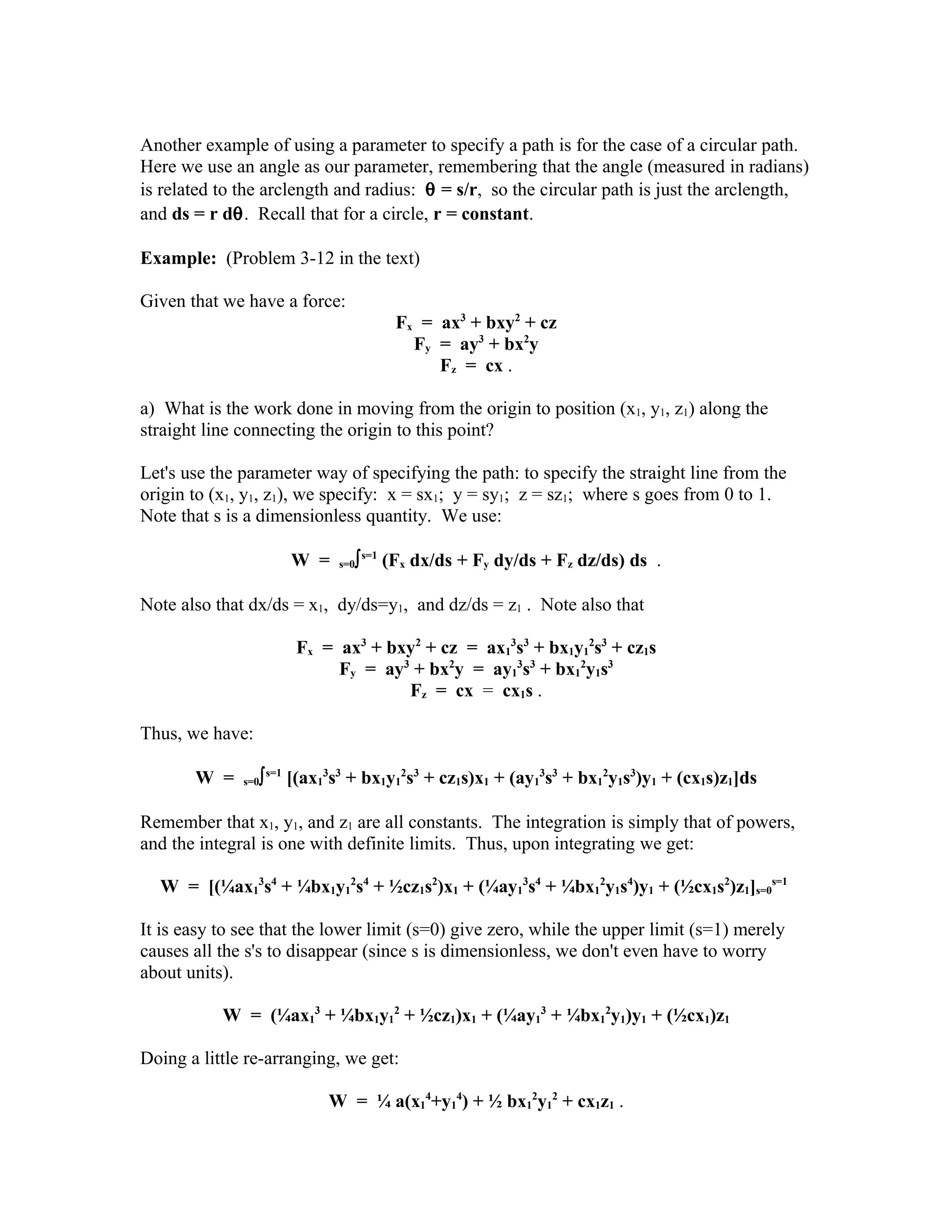 Line integrals | DOC