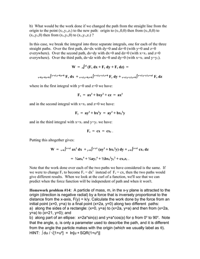 Line integrals | PDF