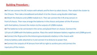 Line maze solver robot | PPTX