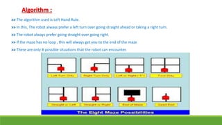 Line maze solver robot | PPTX