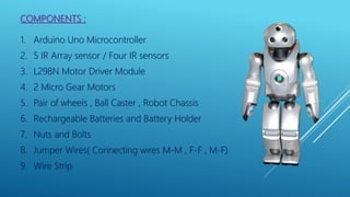 Line maze solver robot | PPTX