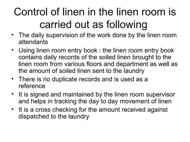Linen control(1) | PPT