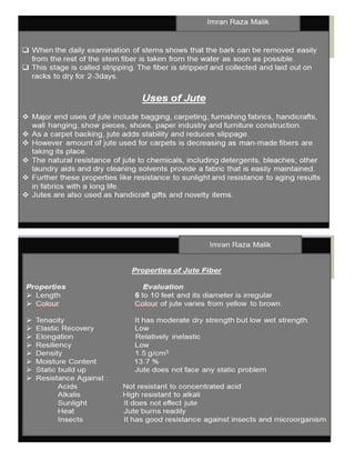 Linen lecture of textile for students | DOCX