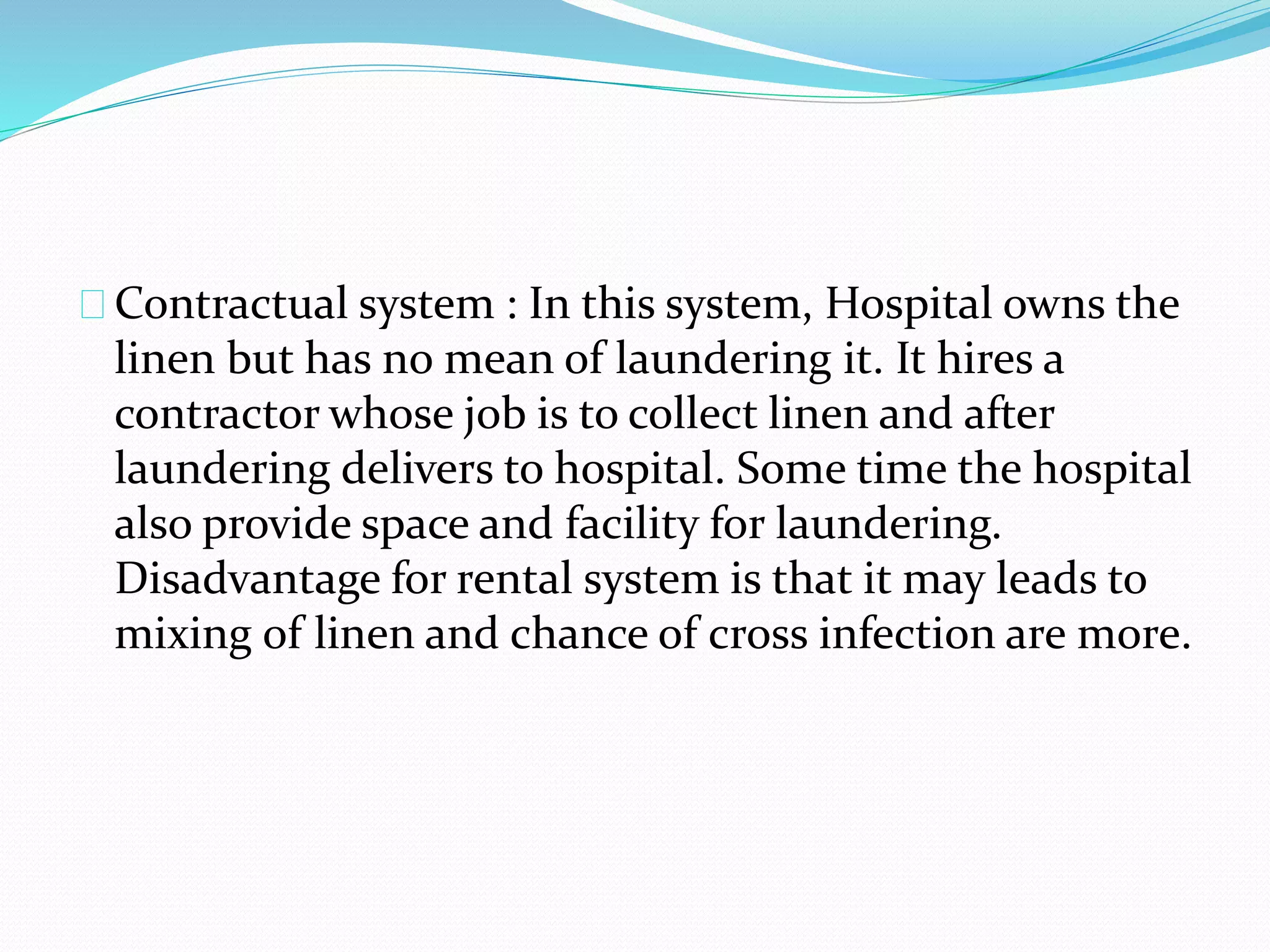 Linen & laundry service | PPTX