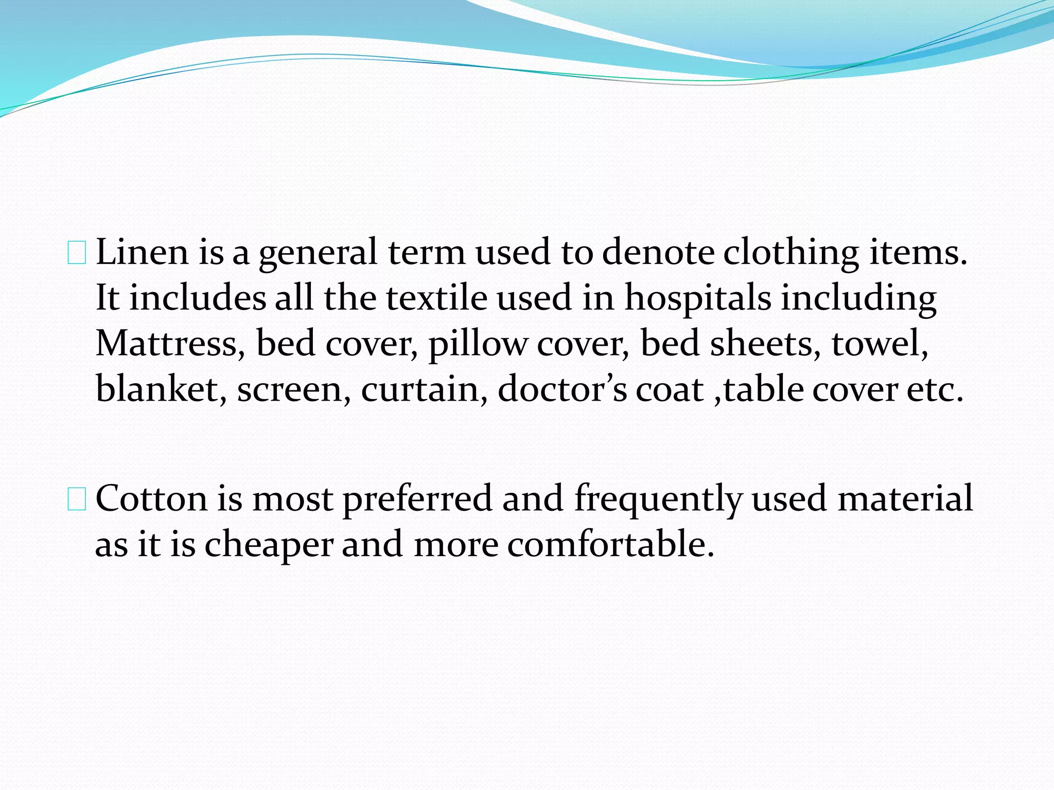 Linen & laundry service | PPTX