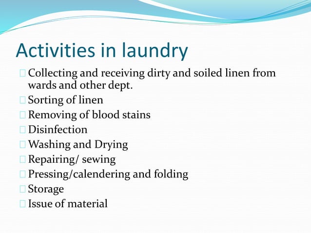 Linen & laundry service | PPTX