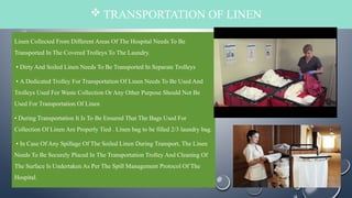 Linen Managment services in hospital ppt 2024.pptx