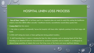 Linen Managment services in hospital ppt 2024.pptx