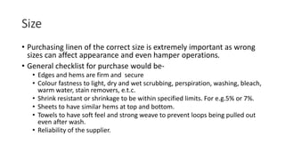 linen room.pptx | Needlework | Arts and Crafts