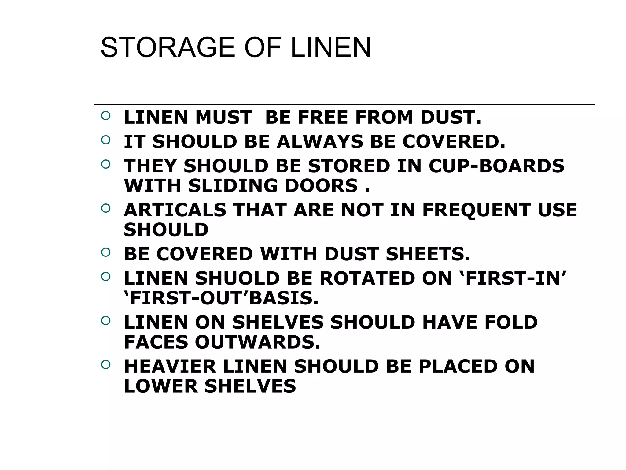 Linen room operation | PPT