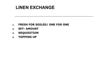 Linen room operation | PPT
