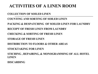 Linen room operation | PPT