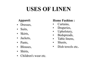 Linen simran PPT